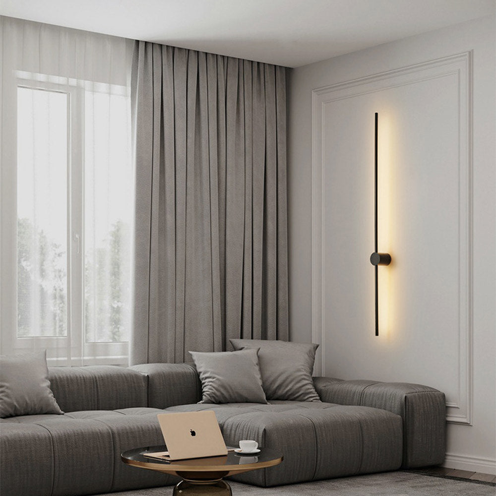 360° Modern Black&Gold LED Linear Wall Light | Yedwo – YEDWO