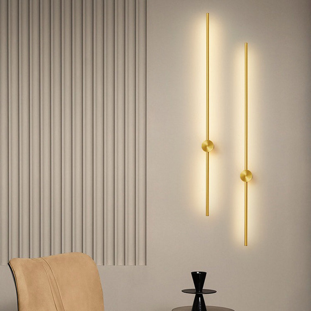 360° Modern Black&Gold LED Linear Wall Light | Yedwo – YEDWO