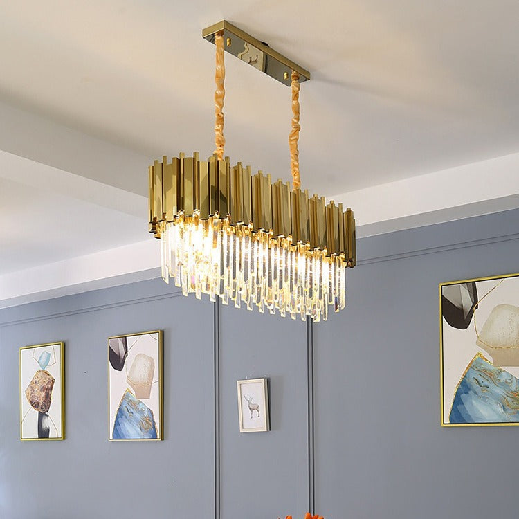 Adorjan Golden Crystal Chandelier | Yedwo Design – YEDWO