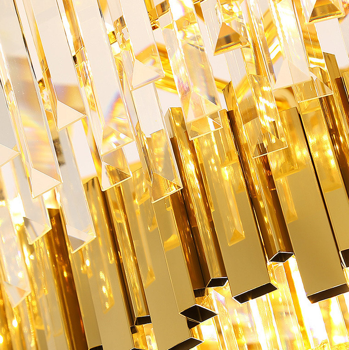 Adorjan Golden Crystal Chandelier | Yedwo Design – YEDWO