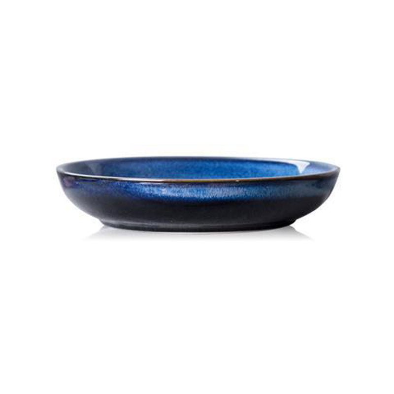 Blue Reactive Glaze Gradient Ceramic Dinner Plate | Yedwo Design – YEDWO