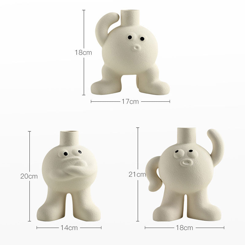 Cute Creamy Big Foot Vase | Yedwo Design – YEDWO