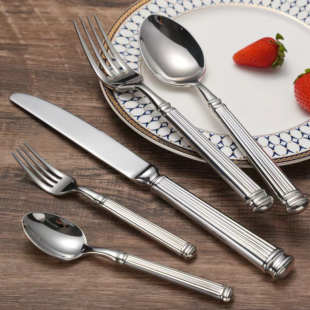 Emilia Roman Column Luxury Cutlery Set | Yedwo – YEDWO