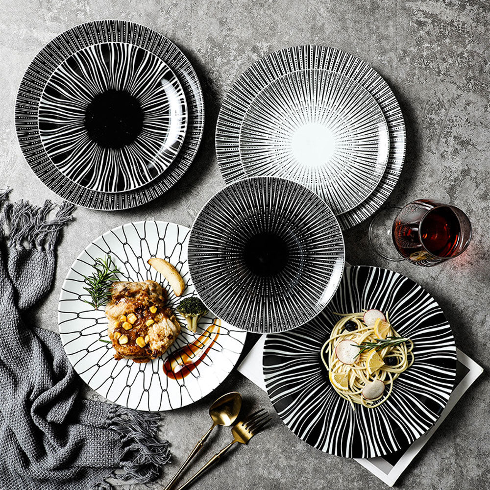 Euclid Collection Ceramic Serving Plates | Yedwo Design – YEDWO