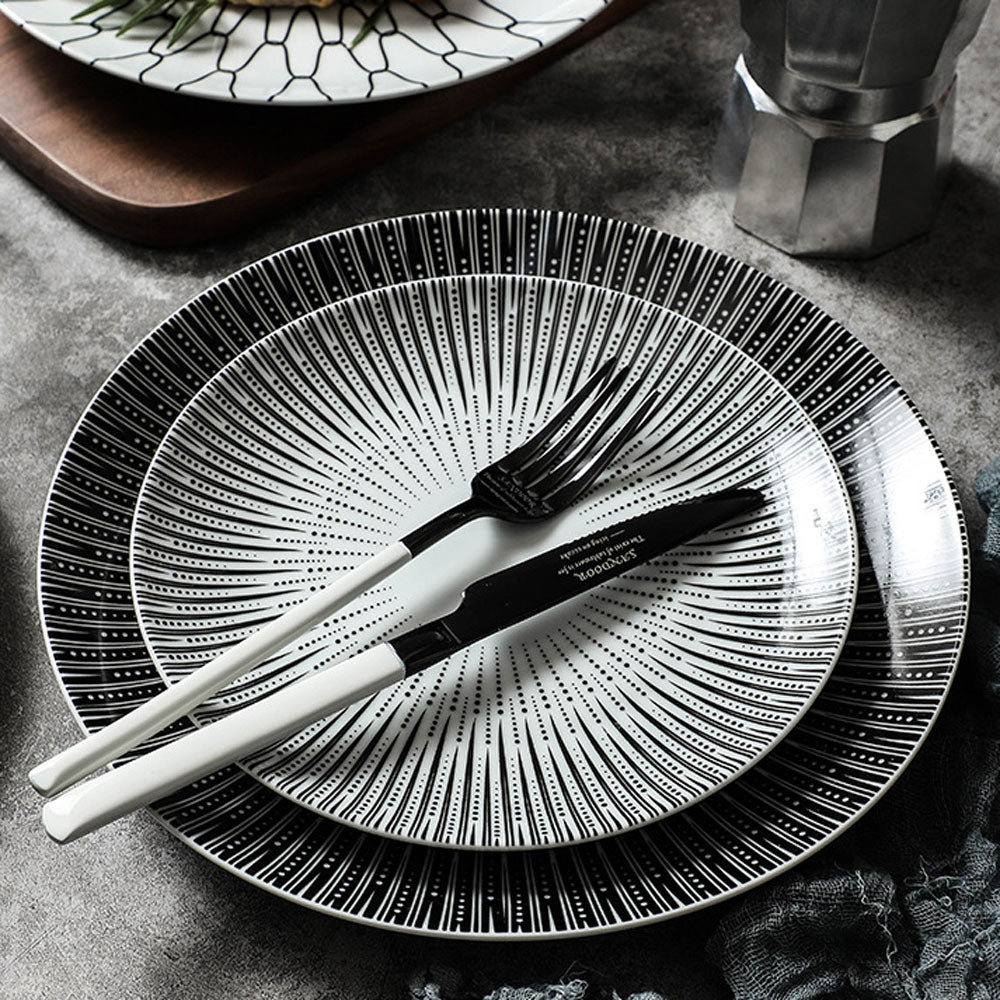 Euclid Collection Ceramic Serving Plates | Yedwo Design – YEDWO