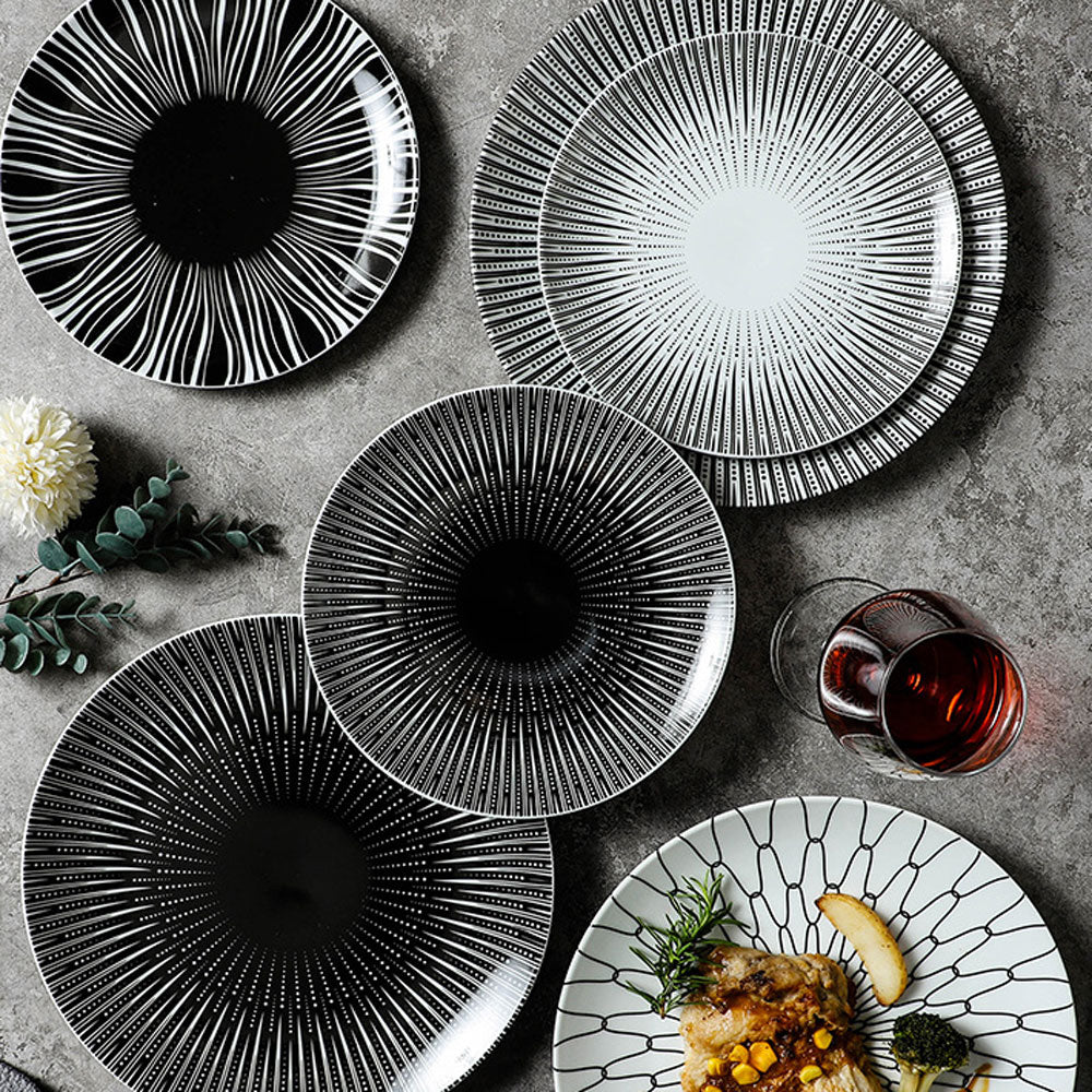 Euclid Collection Ceramic Serving Plates | Yedwo Design – YEDWO