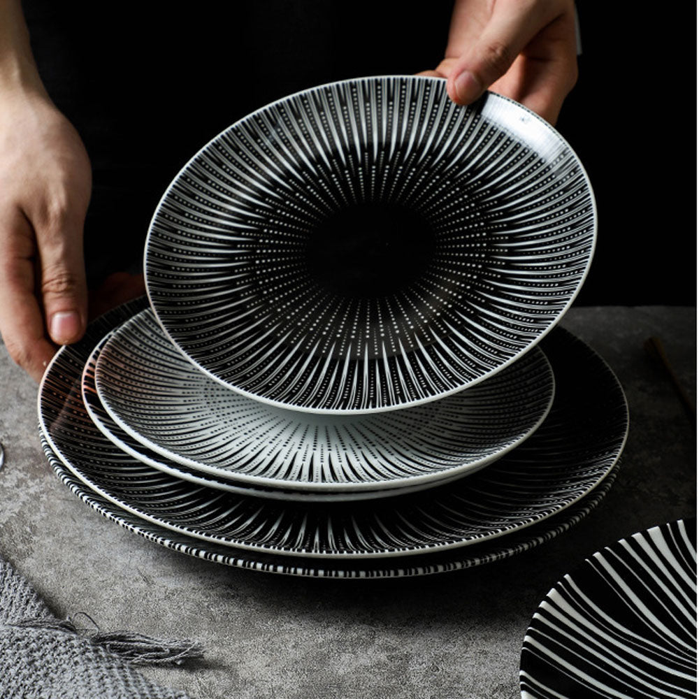 Euclid Collection Ceramic Serving Plates | Yedwo Design – YEDWO