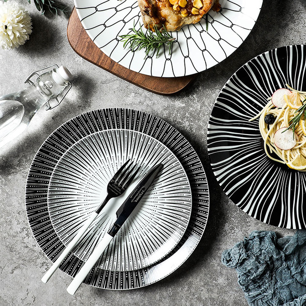 Euclid Collection Ceramic Serving Plates | Yedwo Design – YEDWO