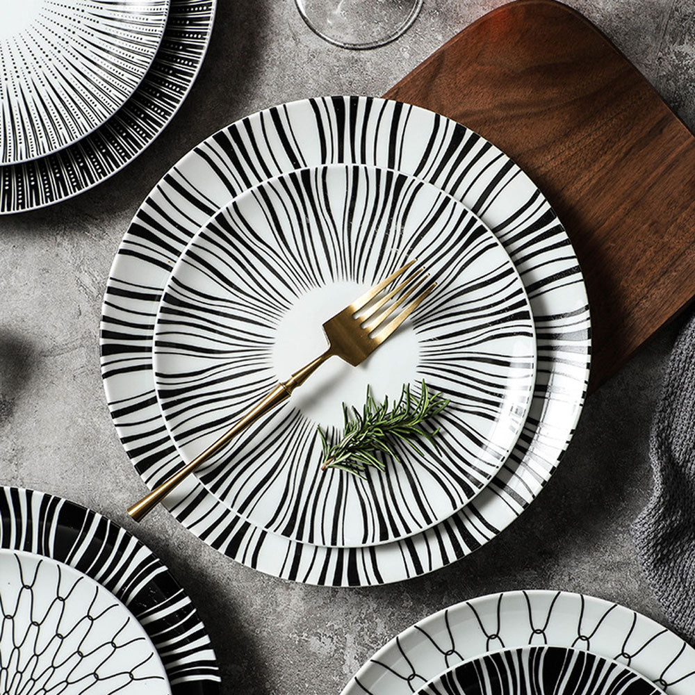 Euclid Collection Ceramic Serving Plates | Yedwo Design – YEDWO