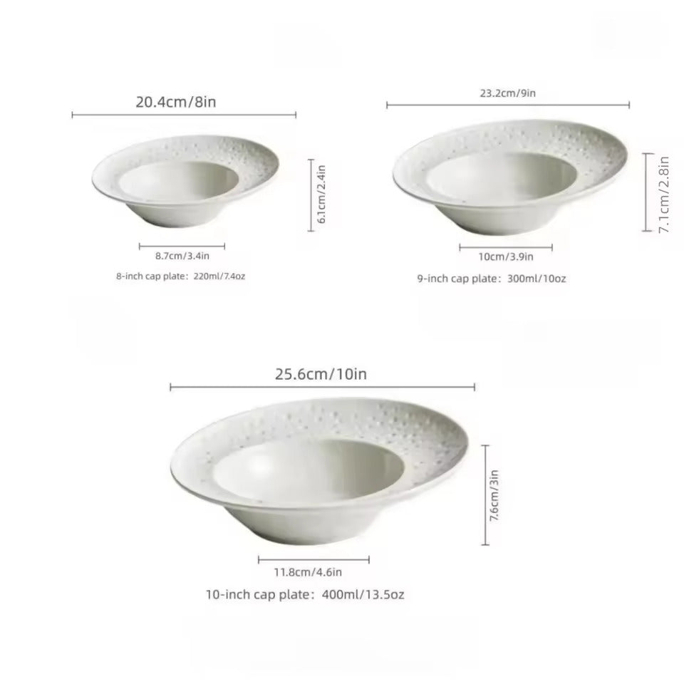 French Creative Salad Plate Straw Hat Plate | Yedwo Design – YEDWO
