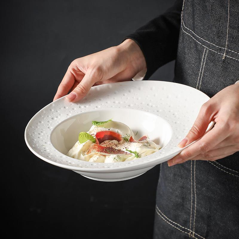 French Creative Salad Plate Straw Hat Plate | Yedwo Design – YEDWO