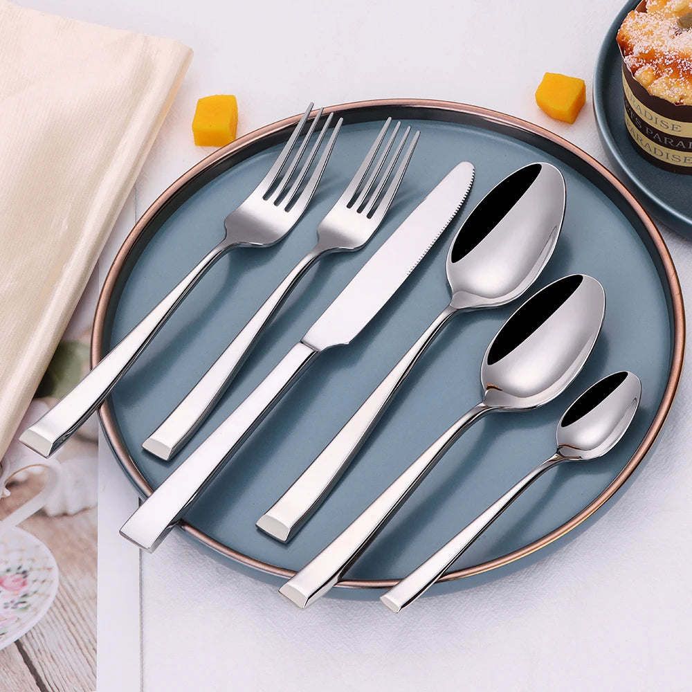 Gold Mirror Stainless Steel Cutlery Set | Yedwo Design – YEDWO