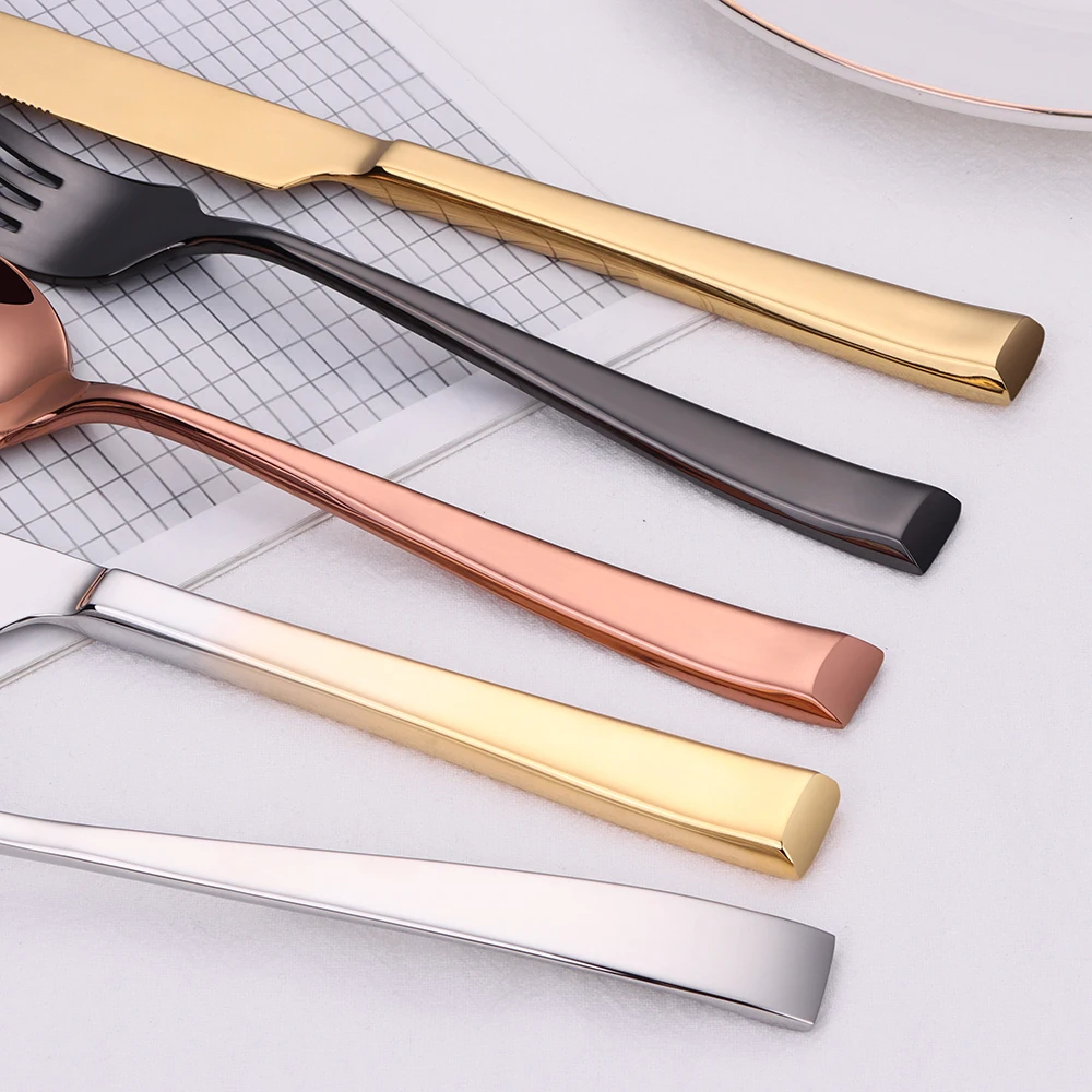 Gold Mirror Stainless Steel Cutlery Set | Yedwo Design – YEDWO