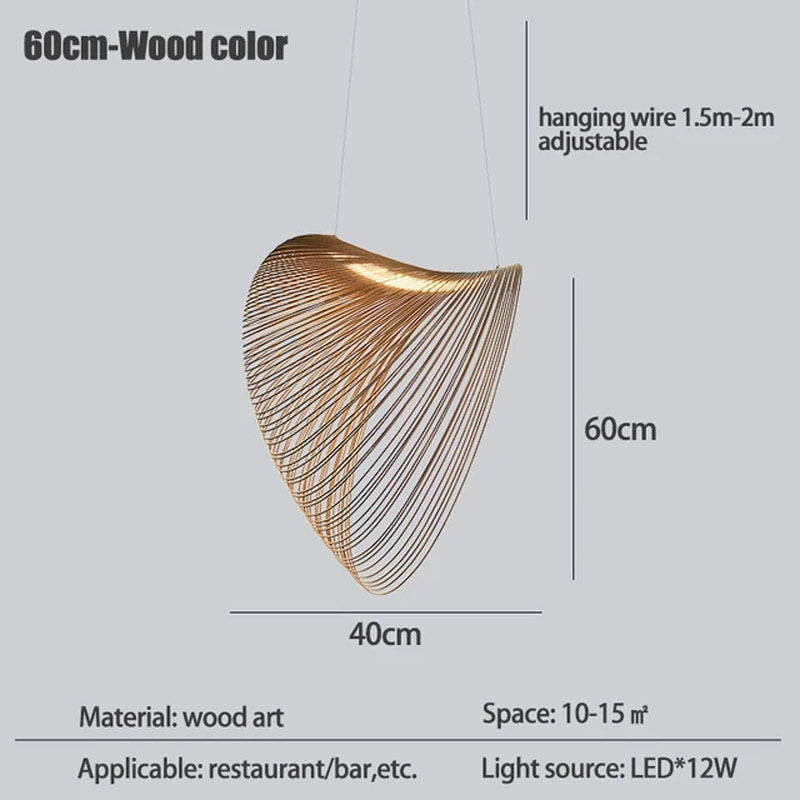 Italian Creative Minimalist Straw Hat Chandelier | Yedwo Design – YEDWO
