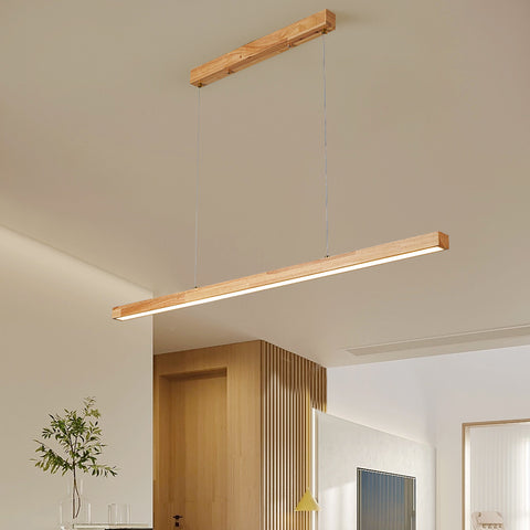 LINDÖ Wood Dimmable Linear Pendant Light | Yedwo Design – YEDWO