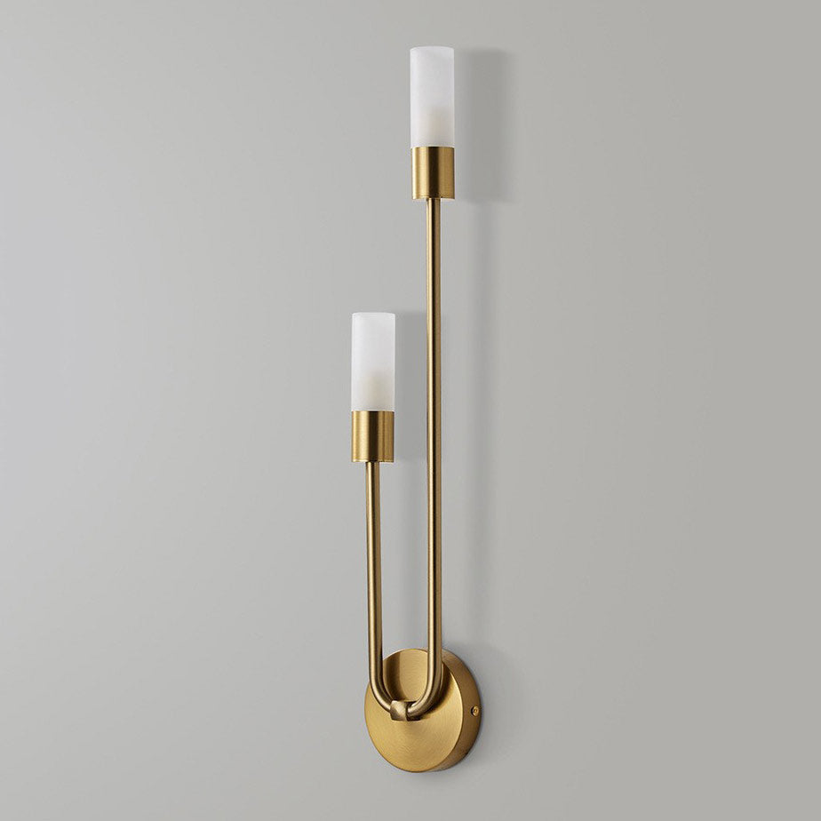 Meza Gold 2-Light Fixture Wall Sconce Lamp | Yedwo – YEDWO