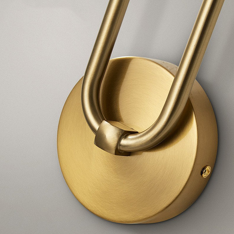 Meza Gold 2-Light Fixture Wall Sconce Lamp | Yedwo – YEDWO