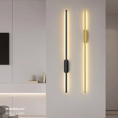 Modern Black LED Long Strip Wall Light | Yedwo – YEDWO