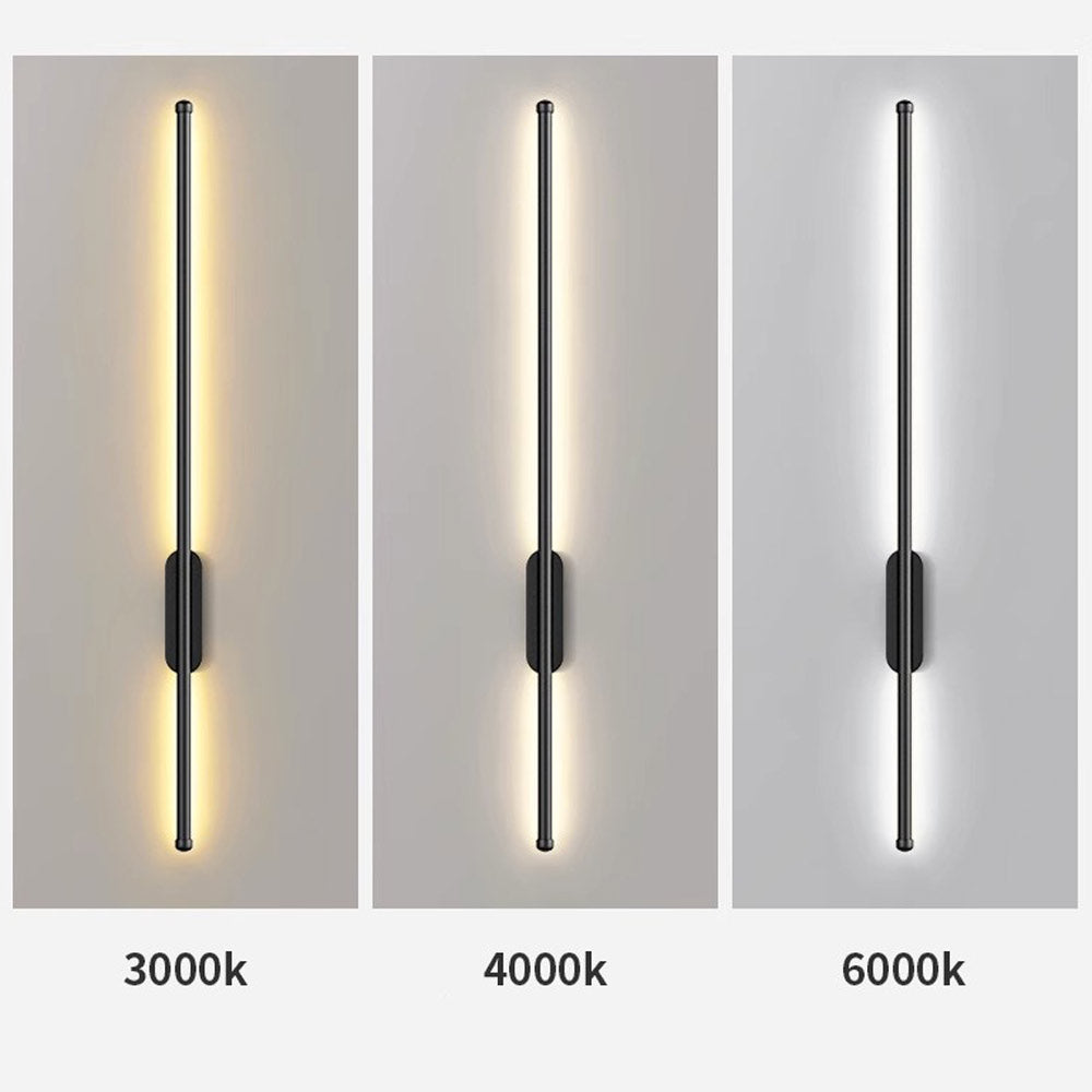 Modern Black LED Long Strip Wall Light | Yedwo – YEDWO