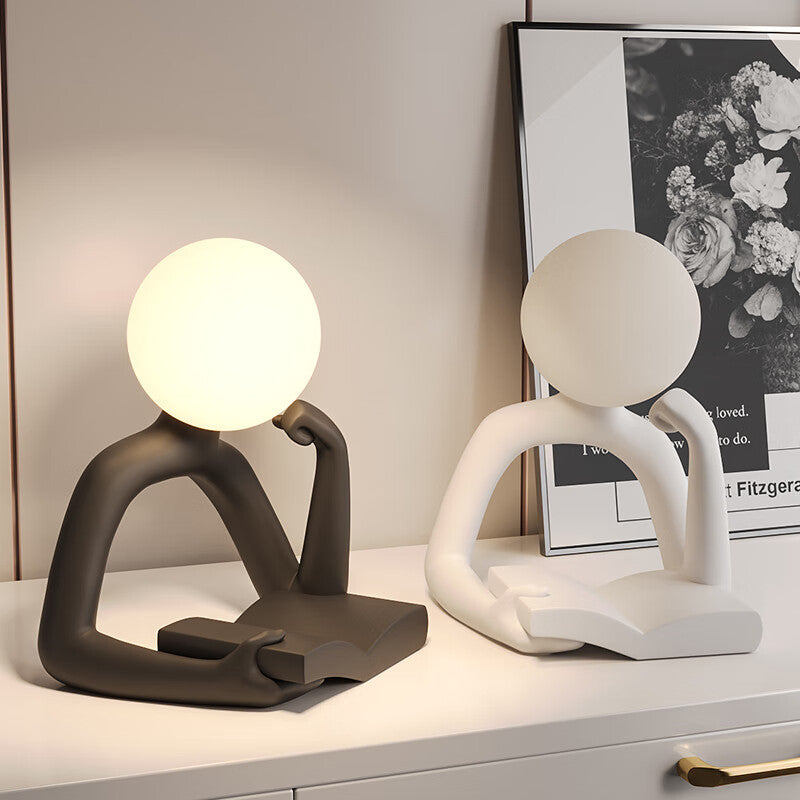 Modern Art Abstract Thinker Reading Lamp | Yedwo Design – YEDWO