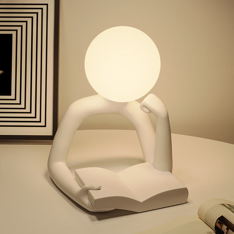 Modern Art Abstract Thinker Reading Lamp | Yedwo Design – YEDWO