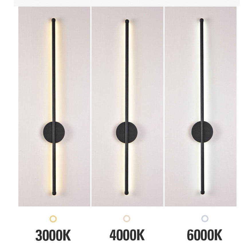 Modern Black LED Linear Wall Light | Yedwo – YEDWO