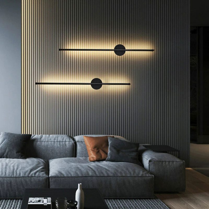 Modern Black LED Linear Wall Light | Yedwo – YEDWO