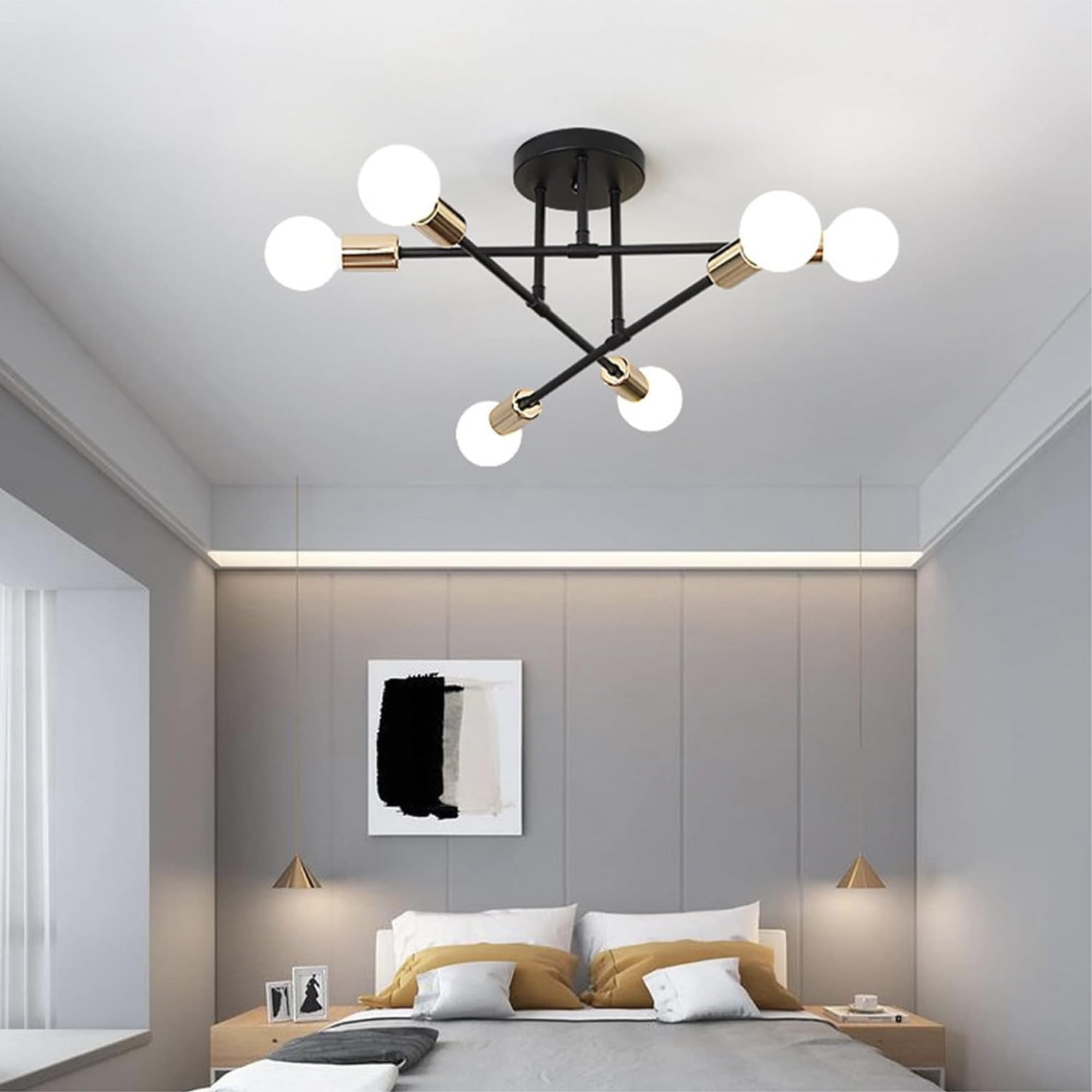 Modern Industrial Iron Chandelier Ceiling Lamp | Yedwo Design – YEDWO