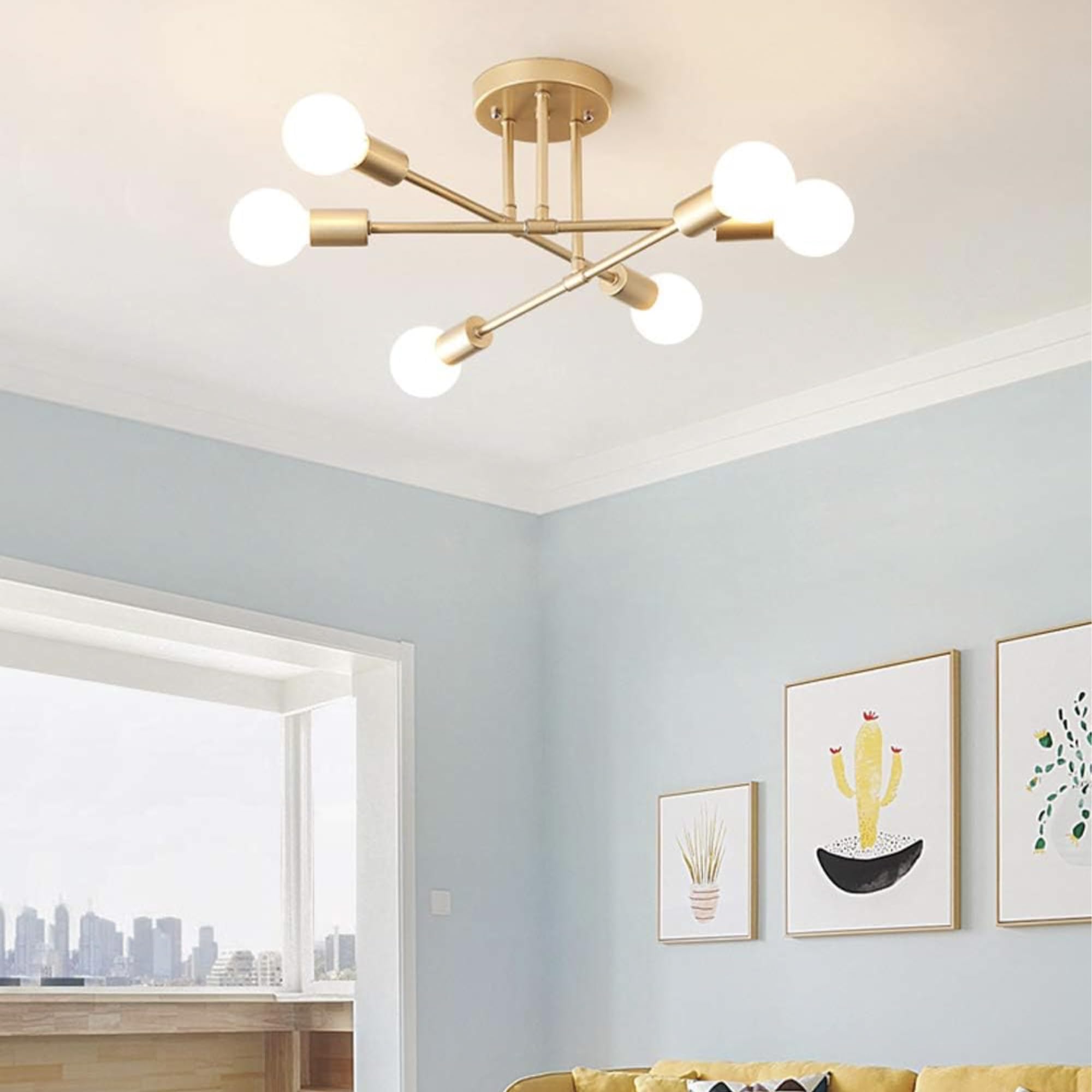 Modern Industrial Iron Chandelier Ceiling Lamp | Yedwo Design – YEDWO