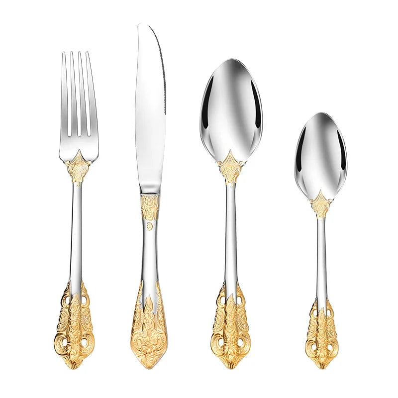 Orla Gold&Silver Luxury Plated Cutlery Set | Yedwo Design – YEDWO