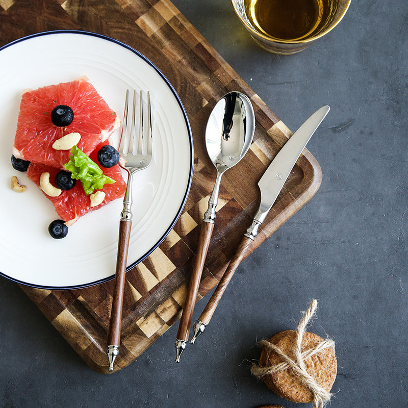 Paris Vintage Huanghua Pear Wood Cutlery Set | Yedwo – YEDWO