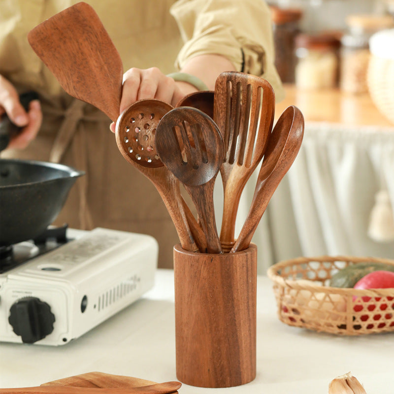 Thailand Teak Natural Wood Cooking Set | Yedwo Home – YEDWO