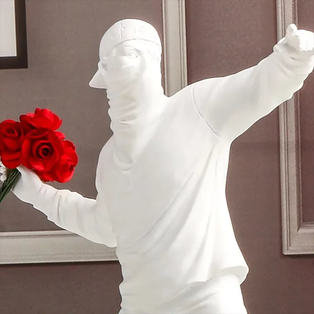 Throwing Flower Boy Art Decorative Figurine | Yedwo Design – YEDWO