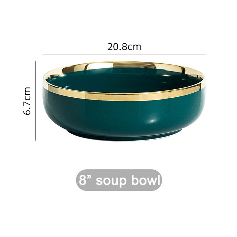 Verde Emerald Green Luxury Dinnerware Set | Yedwo Home – YEDWO