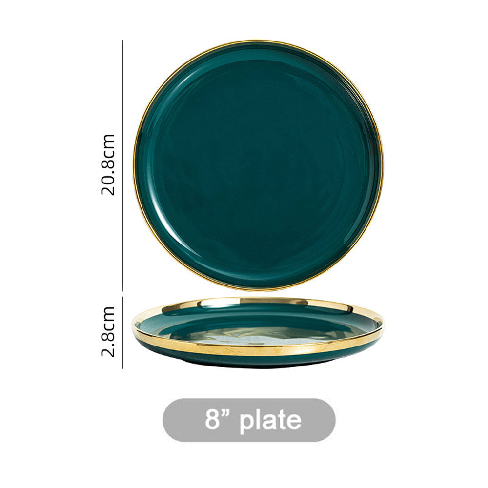 Verde Emerald Green Luxury Dinnerware Set | Yedwo Home – YEDWO