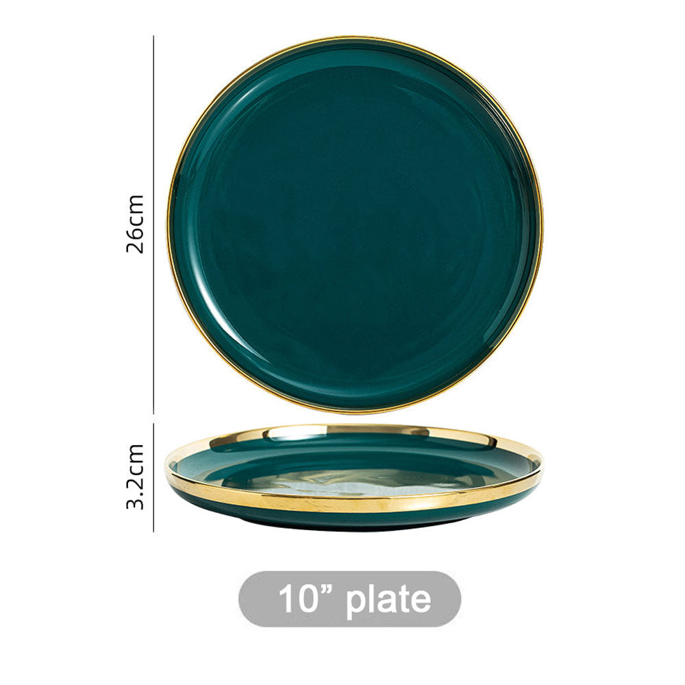 Verde Emerald Green Luxury Dinnerware Set | Yedwo Home – YEDWO